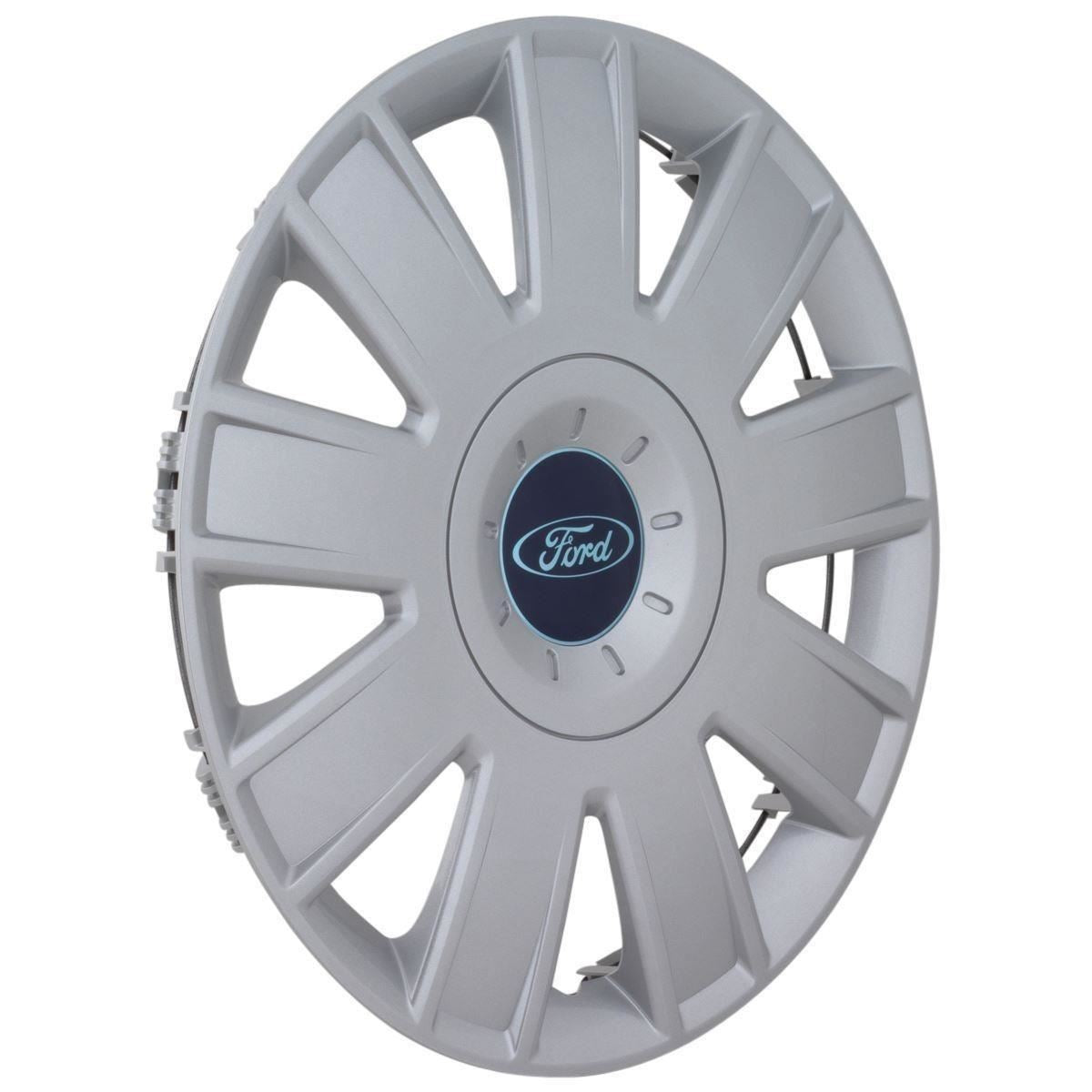 Ford Fiesta Mk6 Fusion 15" Enjoliveur de Roue Cache Moyeu Argent x1 20 ...